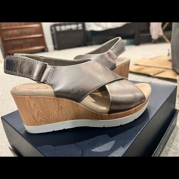 Clarks | Shoes | Clarks Collection Palm Glow Platform Sandals | Poshmark